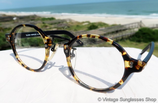 Oliver Peoples 1955 DTBK Yellow Tortoise Clip On Sunglasses