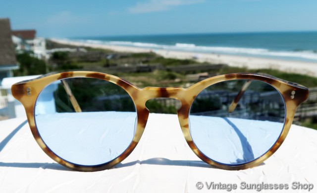 Oliver Peoples O'Malley Yellow Tortoise Shell Sunglasses
