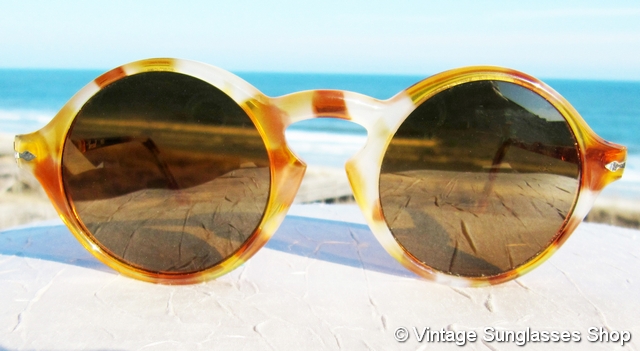 Persol Ratti 653 Round Tortoise Shell Sunglasses