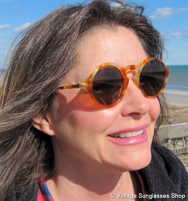 Persol Ratti 653 Round Tortoise Shell Sunglasses