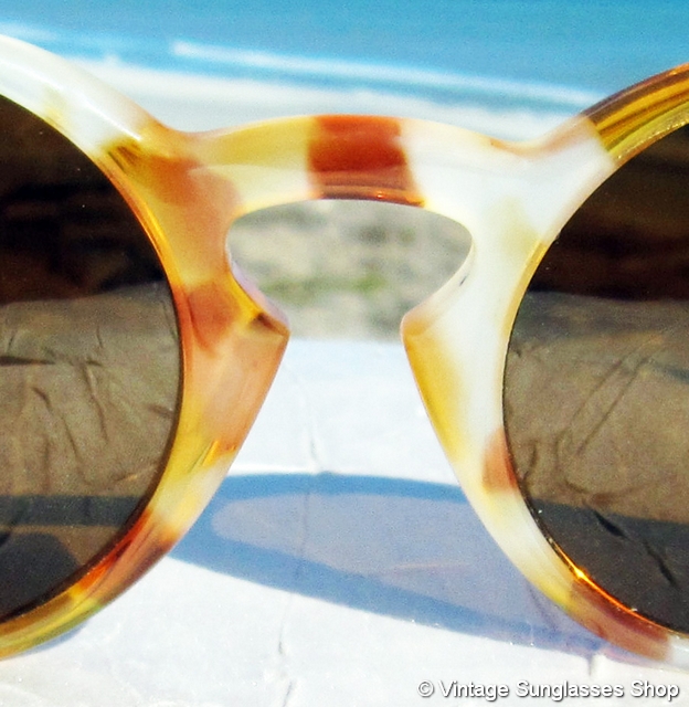 Persol Ratti 653 Round Tortoise Shell Sunglasses