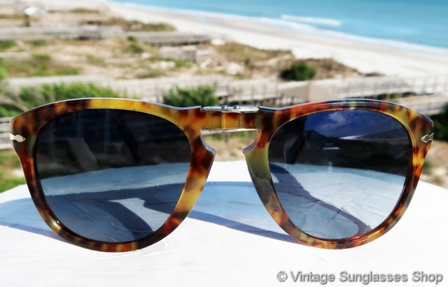 Persol 714 108 S3 Steve McQueen Folding Sunglasses