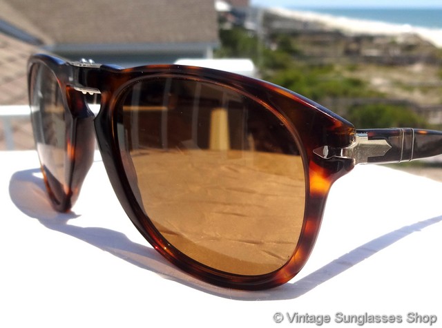 Persol 714 24 Tortoise Folding Polarized Sunglasses