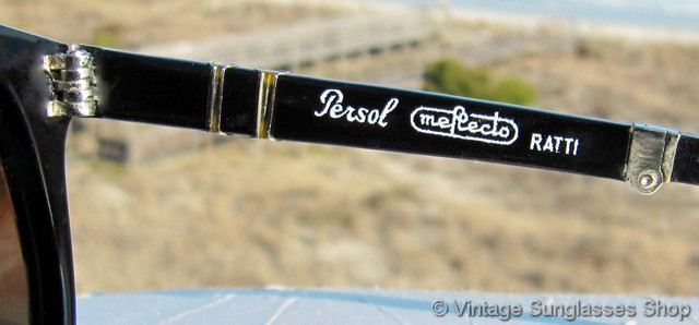 Persol Ratti 812 Black Folding Sunglasses