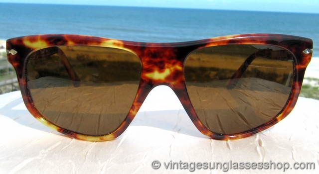 Persol Ratti 828 52 Yellow Tortoise Shell Sunglasses