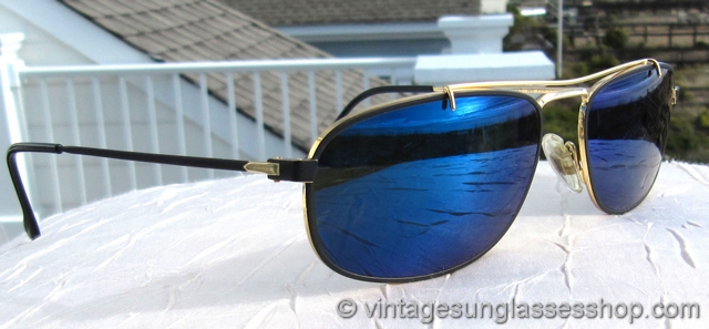 Persol EM 633 Blue Mirror Sunglasses