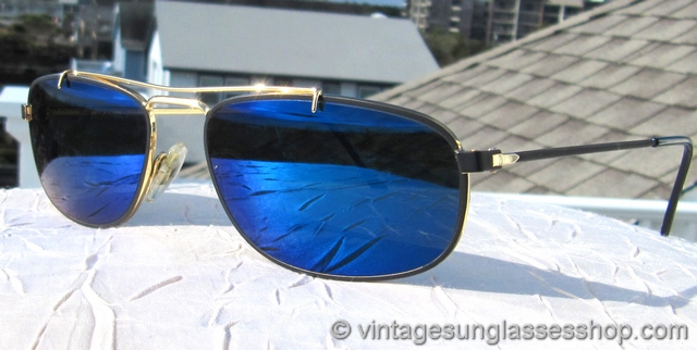 Persol EM 633 Blue Mirror Sunglasses