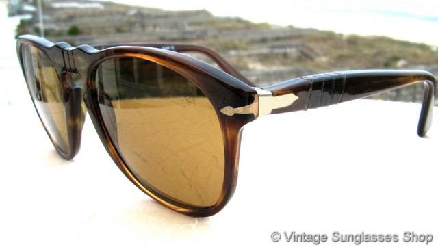 Persol Ratti 649 2 Brevettato Tortoise Shell Sunglasses