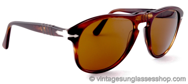 Persol Ratti 649 3N Brevettato Tortoise Shell Sunglasses