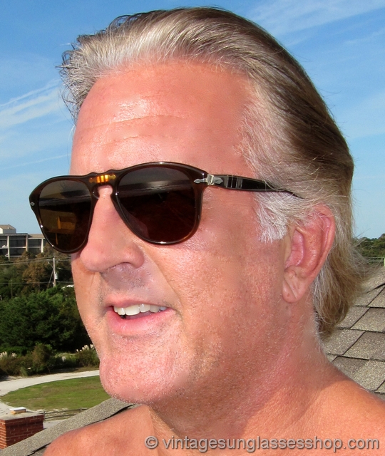 Persol Ratti 649 3N Brevettato Tortoise Shell Sunglasses