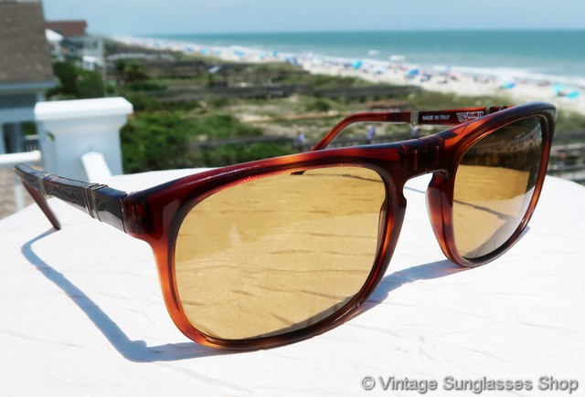 Persol 807 Folding Tortoise Shell Sunglasses