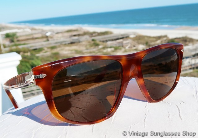Persol Ratti 828 41 Orange Tortoise Shell Sunglasses