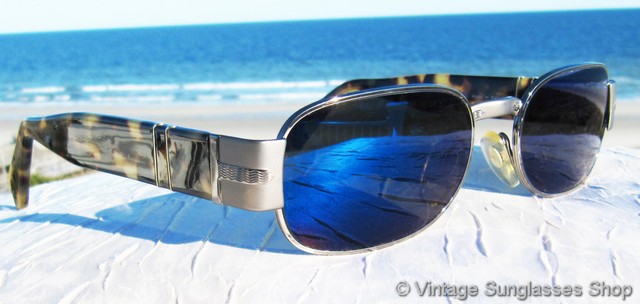 Persol Samba Blue Mirror Sunglasses