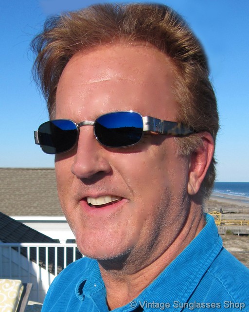 Persol Samba Blue Mirror Sunglasses