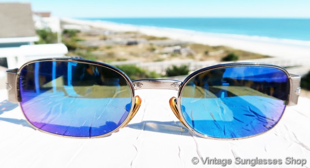 Persol Samoa Blue Mirror Sunglasses