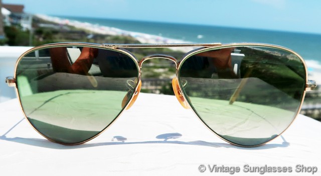 Ray-Ban 12k GF 52mm Double Gradient Mirror Shooter Sunglasses