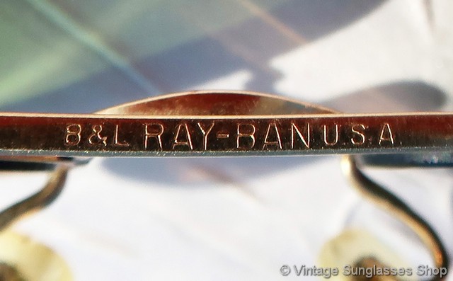 Ray-Ban 12k Gold Filled Double Gradient Mirror Aviator Sunglasses