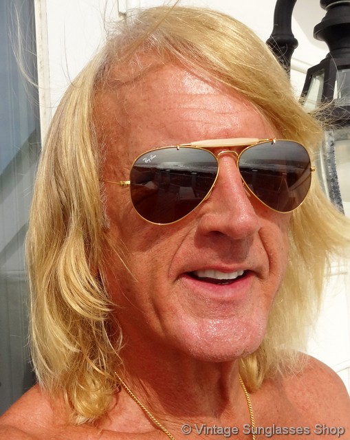 Ray-Ban 12k GF Top Gradient Mirror General Aviator Sunglasses