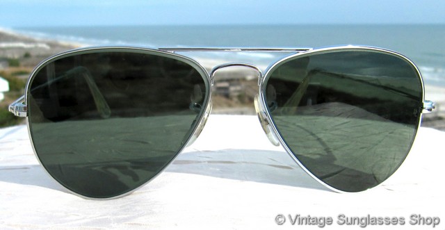 Ray-Ban 52mm Silver Aviator Sunglasses