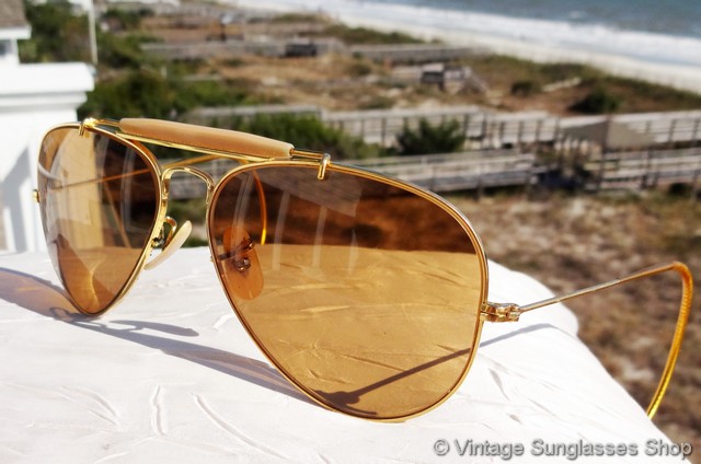 Ray-ban 58mm Ambermatic Outdoorsman Shooter Sunglasses