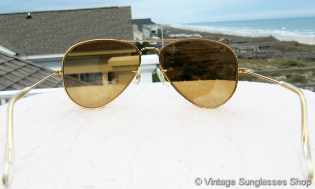 Ray-Ban Ambermatic 58mm Aviator Sunglasses