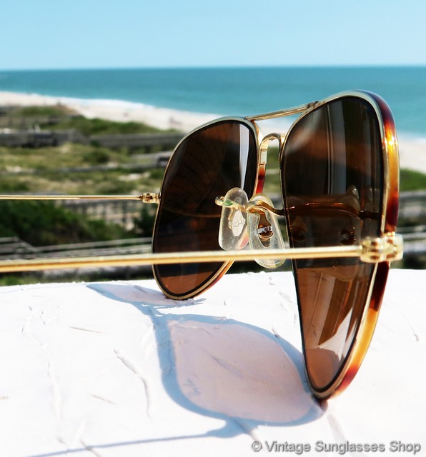 Ray-Ban Tortuga 58mm Aviator Shooter Sunglasses