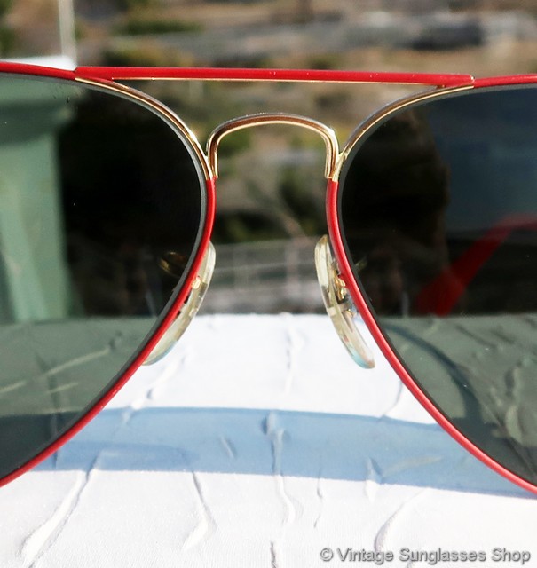 Ray-Ban Flying Colors Red 62mm G-15 Sunglasses