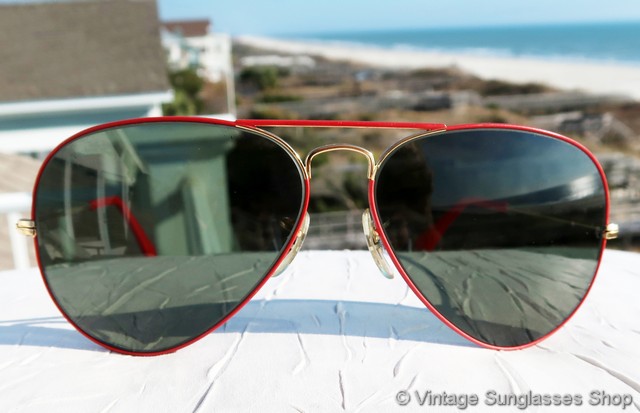 Ray-Ban Flying Colors Red 58mm G-15 Sunglasses