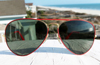 Ray-Ban Flying Colors Red 58mm G-15 Sunglasses