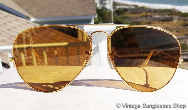 Ray-Ban 62mm Ambermatic Aviator Sunglasses