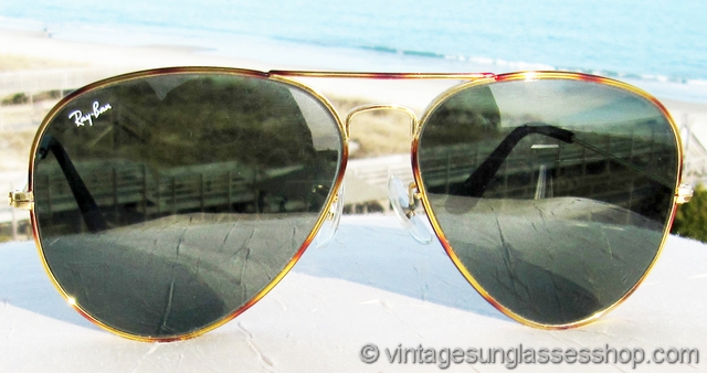 Ray-Ban 62mm Tortuga Aviator Classic Metals Sunglasses