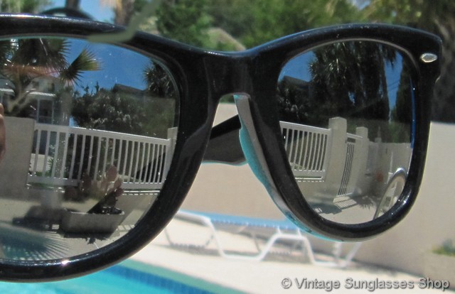 Ray-Ban Black Wayfarer 5022 Mirrored Sunglasses