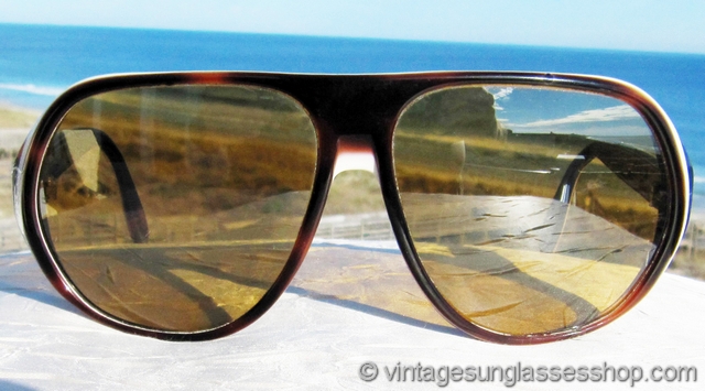Ray-Ban Blazer Tortoise Shell Mirrored Ambermatic Sunglasses