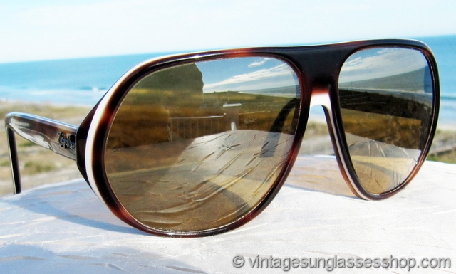 Ray-Ban Blazer Tortoise Shell Mirrored Ambermatic Sunglasses