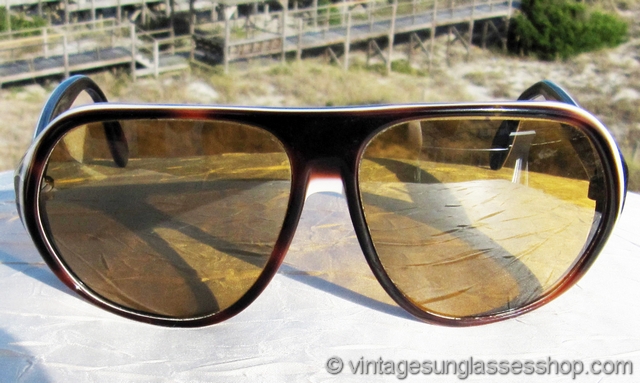 Ray-Ban Blazer Tortoise Shell Mirrored Ambermatic Sunglasses
