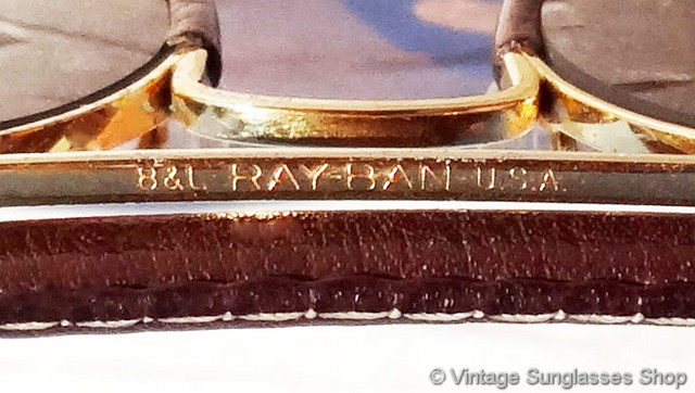 Ray-Ban Leathers Outdoorsman Top Gradient Mirror Sunglasses