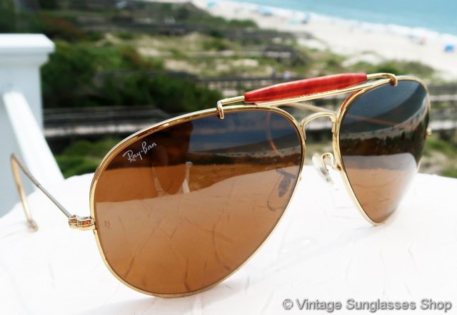 Ray-Ban Tortuga General B-15 Top Gradient Mirror Deep Groove Shooter ...