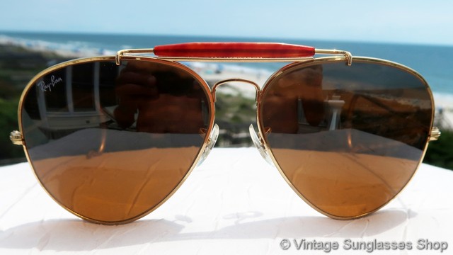 Ray-Ban Tortuga General B-15 Top Gradient Mirror Deep Groove Shooter ...