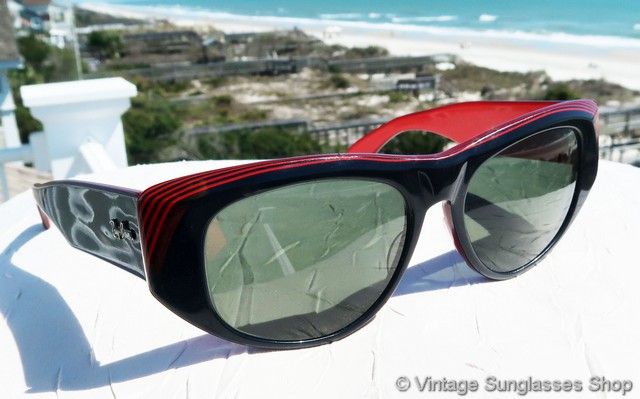Ray-Ban Dekko Red and Black Ebony Sunglasses