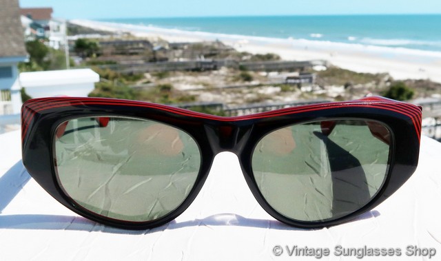 Ray-Ban Dekko Red and Black Ebony Sunglasses