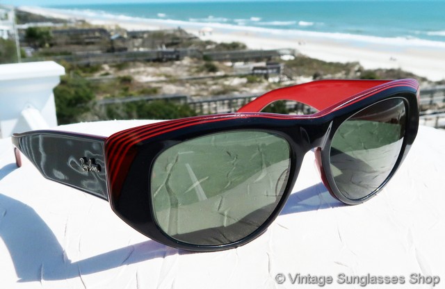 Ray-Ban Dekko Red and Black Ebony Sunglasses