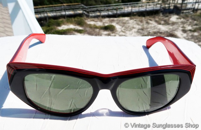 Ray-Ban Dekko Red and Black Ebony Sunglasses