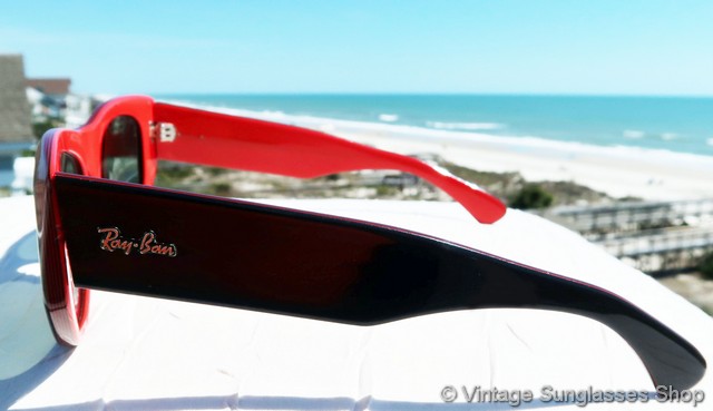 Ray-Ban Dekko Red and Black Ebony Sunglasses