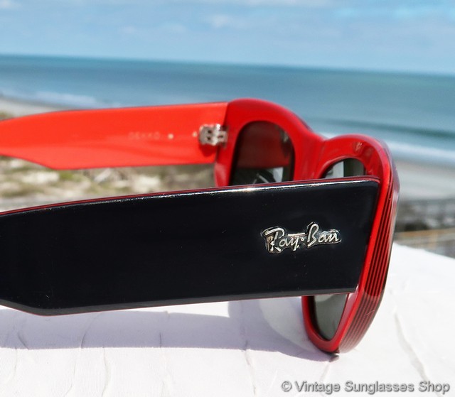 Ray-Ban Dekko Red and Black Ebony Sunglasses