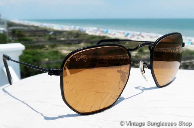 Ray-Ban W1910 Black Chrome Diamond Hard Sunglasses