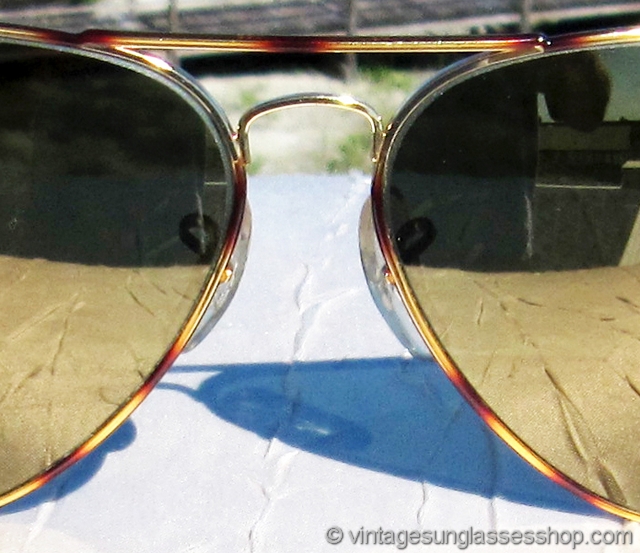 Ray-Ban Diamond Hard Tortuga Aviator Sunglasses