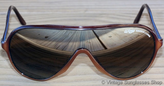 B&L Bausch & Lomb Wings Double Gradient Mirror Sunglasses