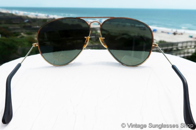 Ray-Ban Flying Colors Black Enamel G-15 Sunglasses