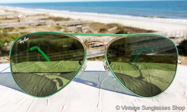 Ray-Ban Flying Colors Green RB-3 Sunglasses