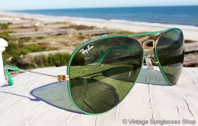 Ray-Ban Flying Colors Green RB-3 Sunglasses